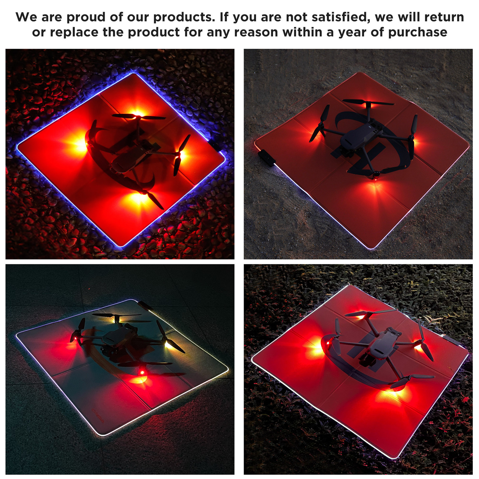Buy the CYNOVA Universal 65 x 65cm Drone RGB Landing Pad | Camzilla ...