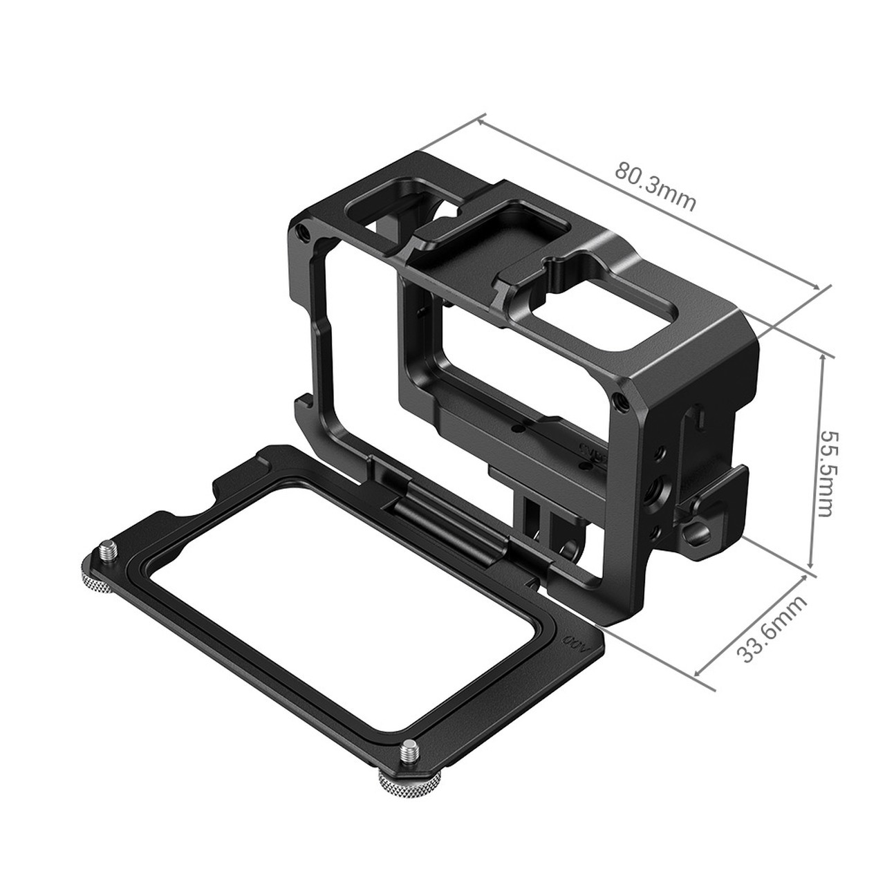 SmallRig Cage for DJI Osmo Action (Compatible with Microphone Adapter ...