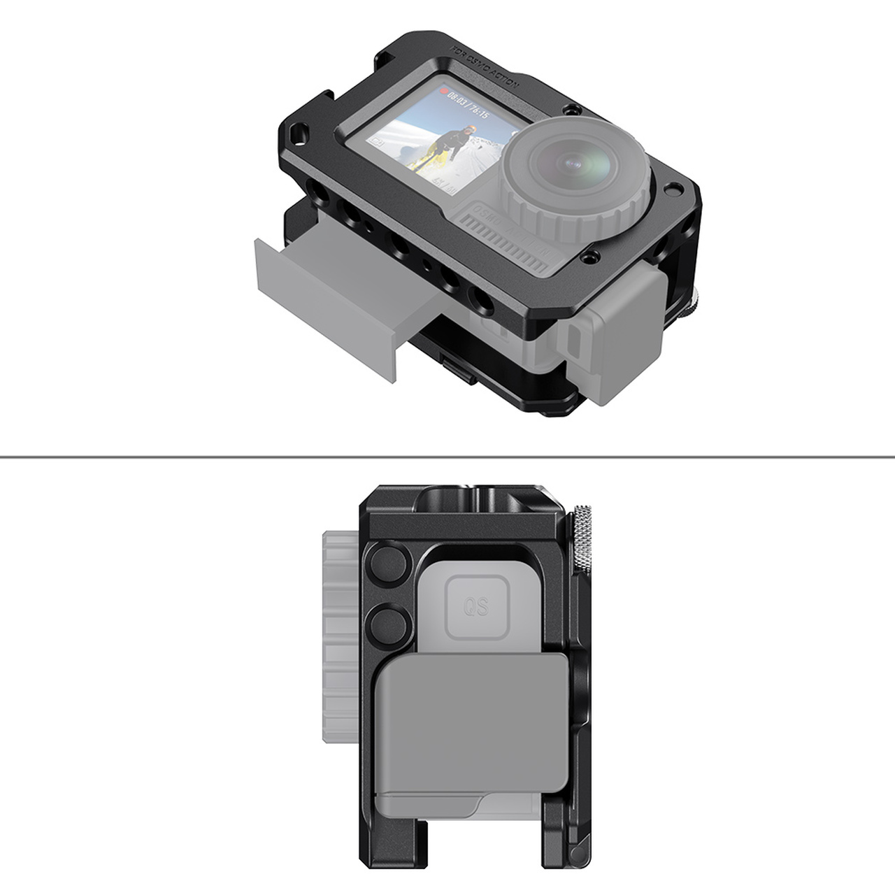 SmallRig Cage for DJI Osmo Action (Compatible with Microphone Adapter ...