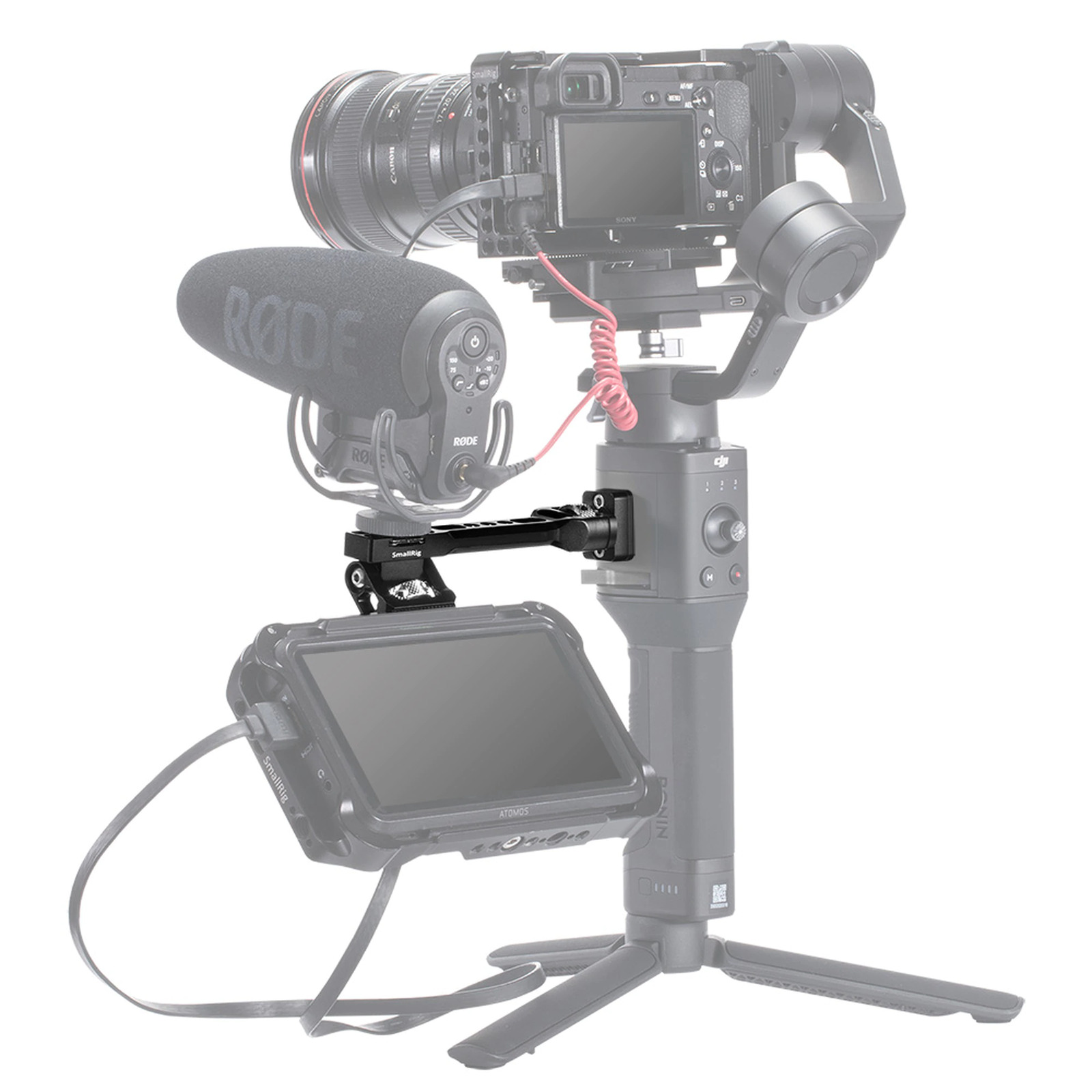 SmallRig Adjustable Monitor Mount for DJI Ronin-S/Ronin-SC/Zhiyun Crane ...