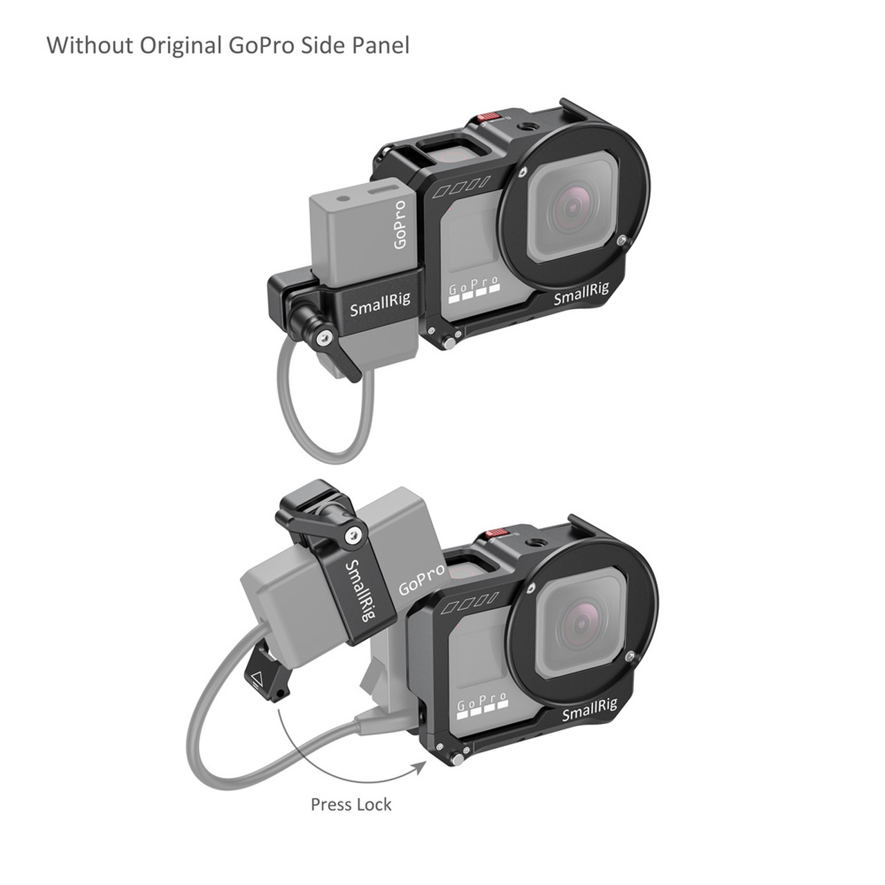 Buy the GoPro HERO8 Black SmallRig Vlogging Cage and Mic Adapter Holder ...