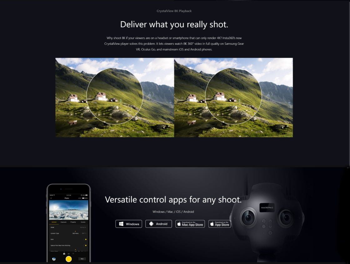 Insta360 Pro2 Virtual Reality Camera